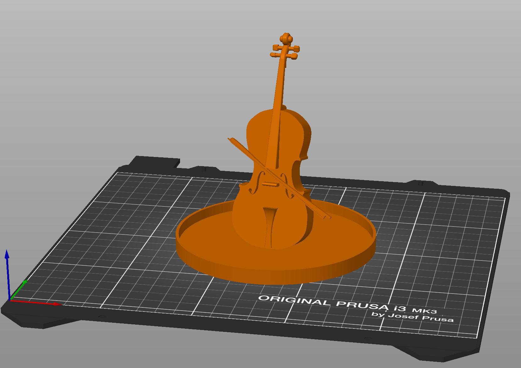 Cello Ring Holder by schiguoi | Download free STL model | Printables.com