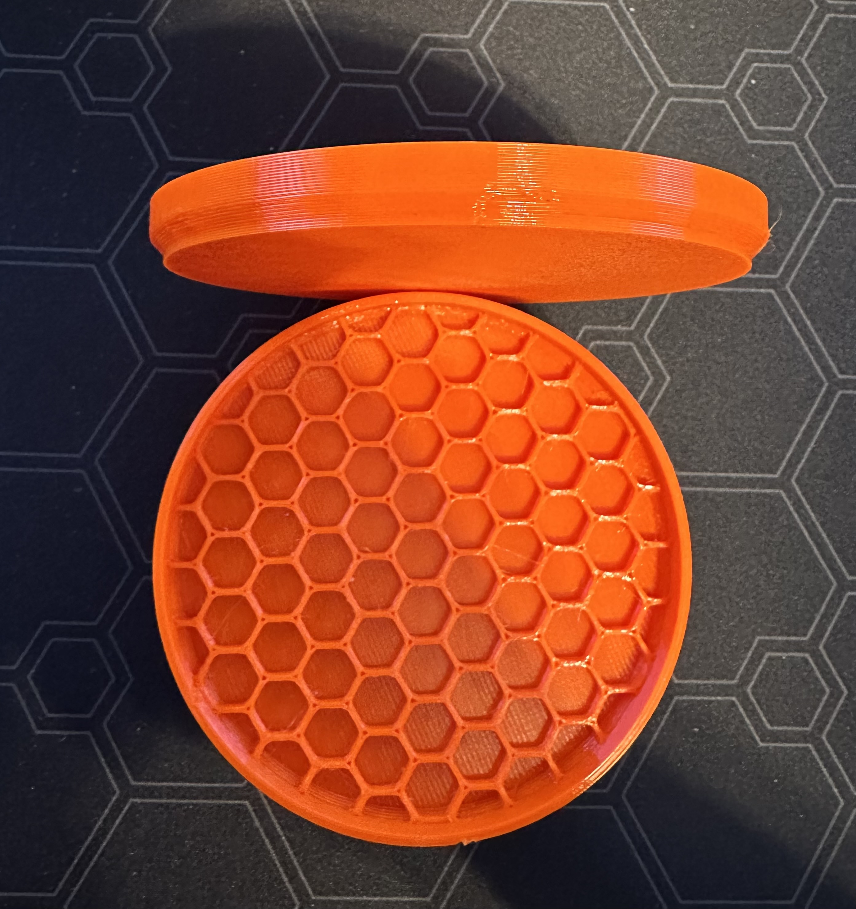 Stackable Hex Coasters by Poobza | Download free STL model | Printables.com