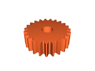Gear wheels module 2 Stirnzahnraeder by MarGePoint | Download free STL ...