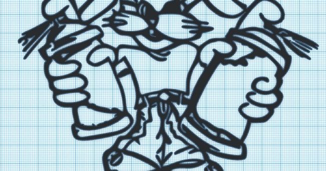 GRAFFITI RABBIT - WALL ART by Ogama Industries | Download free STL ...