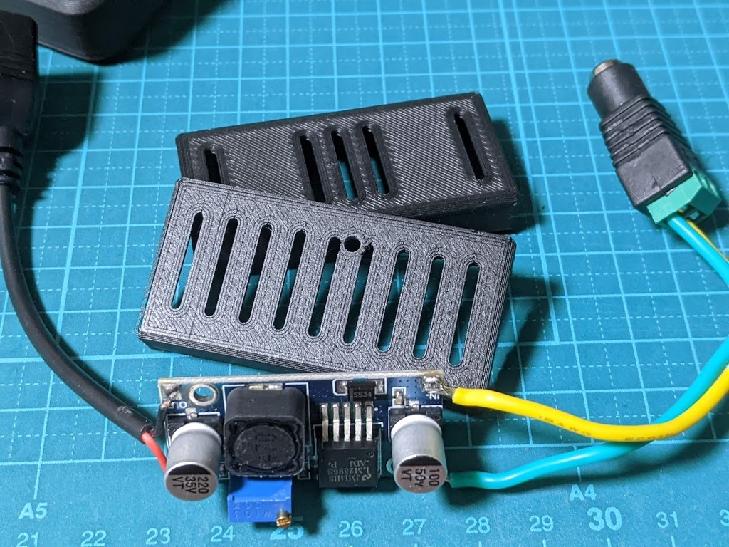 LM2596 DC/DC Enclosure Minimal by slabua | Download free STL model ...