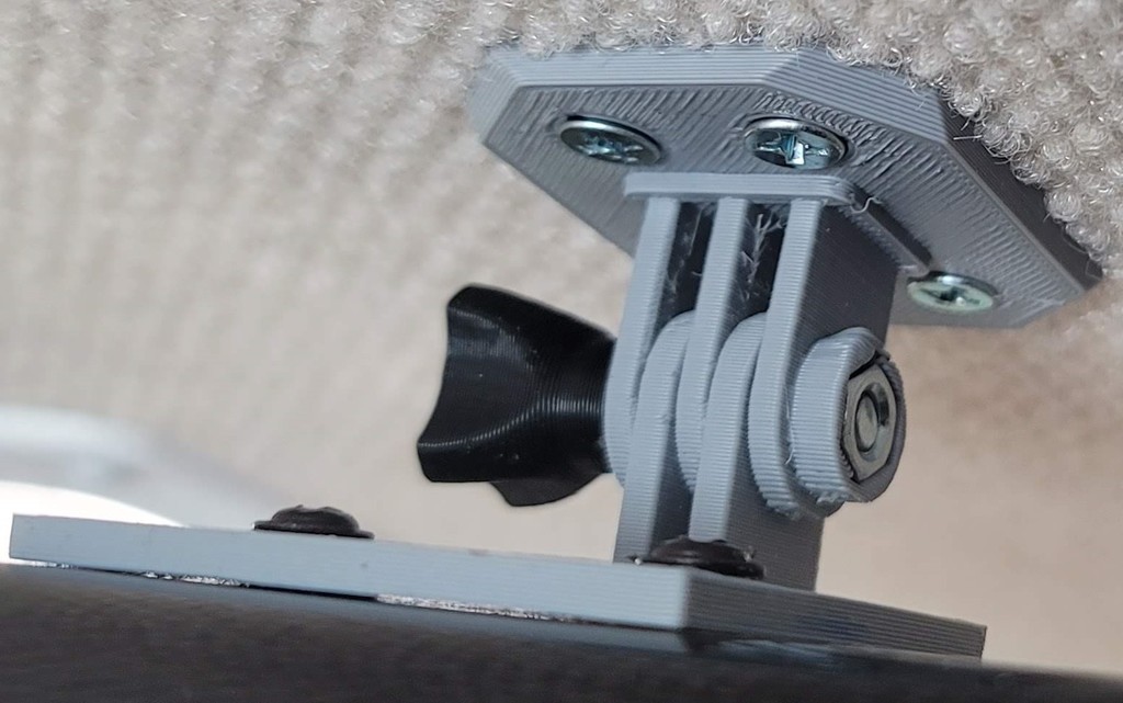 Universal ceiling/wall sound bar mount (gopro style) by p928s1984 ...