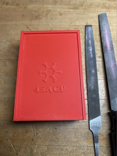 45 ACP Moon Clip Ammo Storage Box Version 2 - Webley, Smith and Wesson ...