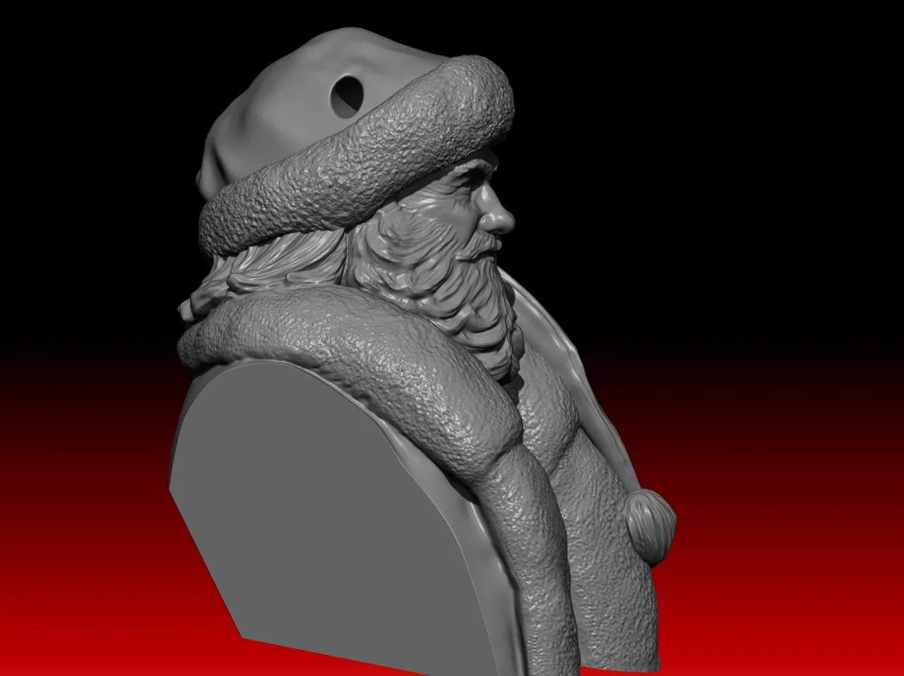 Santa Bust by JS-studio | Download free STL model | Printables.com