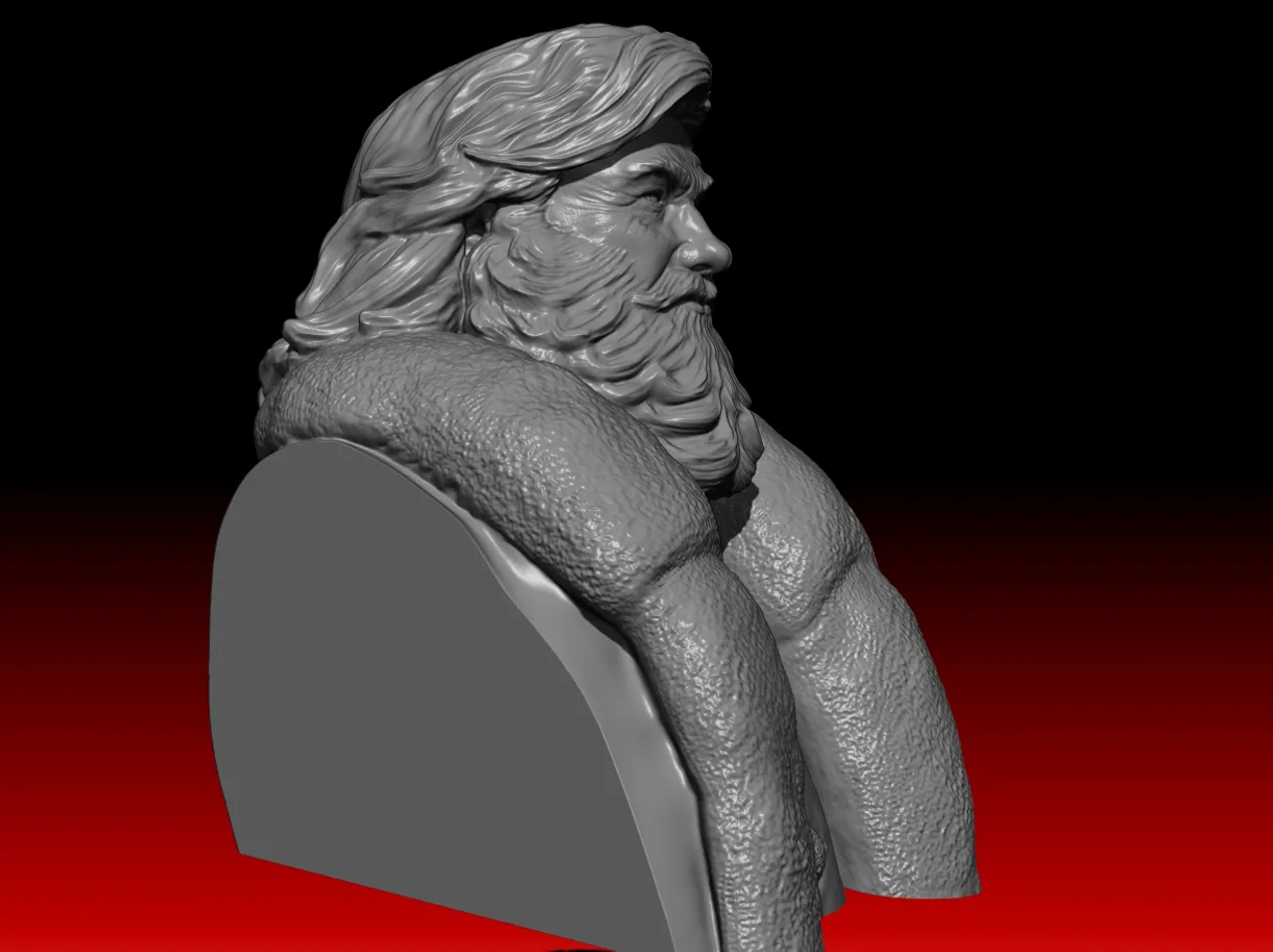 Santa Bust by JS-studio | Download free STL model | Printables.com