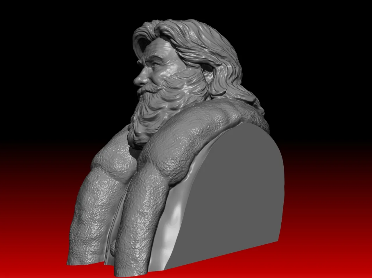 Santa Bust by JS-studio | Download free STL model | Printables.com