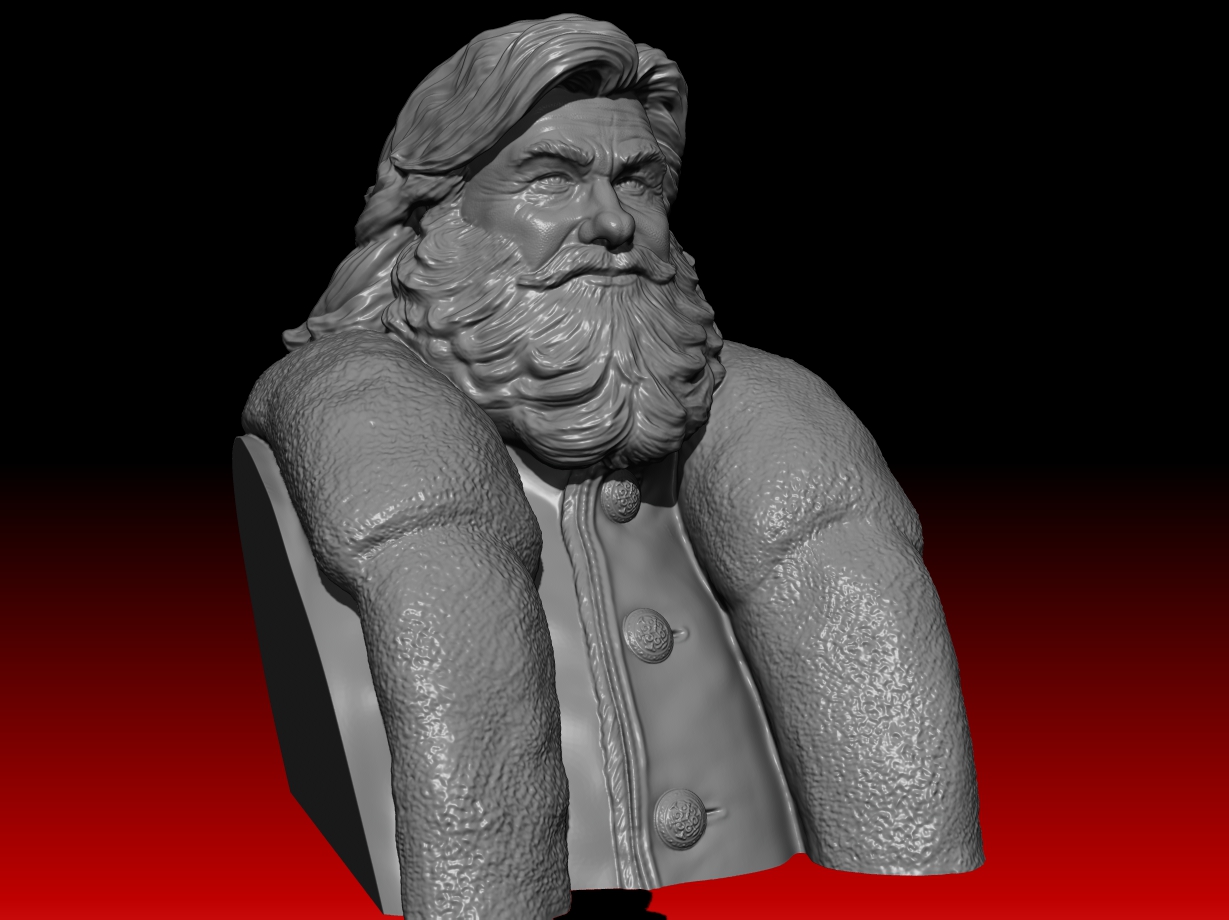 Santa Bust par JS-studio | Téléchargez gratuitement un modèle STL ...
