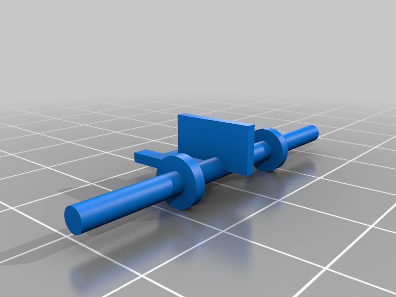 Xmod Front axle blank by p928s1984 | Download free STL model ...