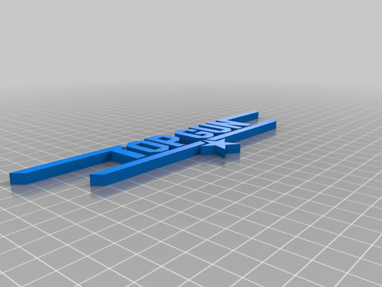 Top Gun Logo by Zachery124 | Download free STL model | Printables.com