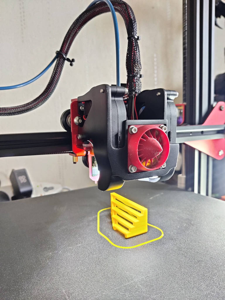 CR-10S Pro V2 Hotend Fan Duct / Cover / Mount by Zepha | Download free STL model | Printables.com