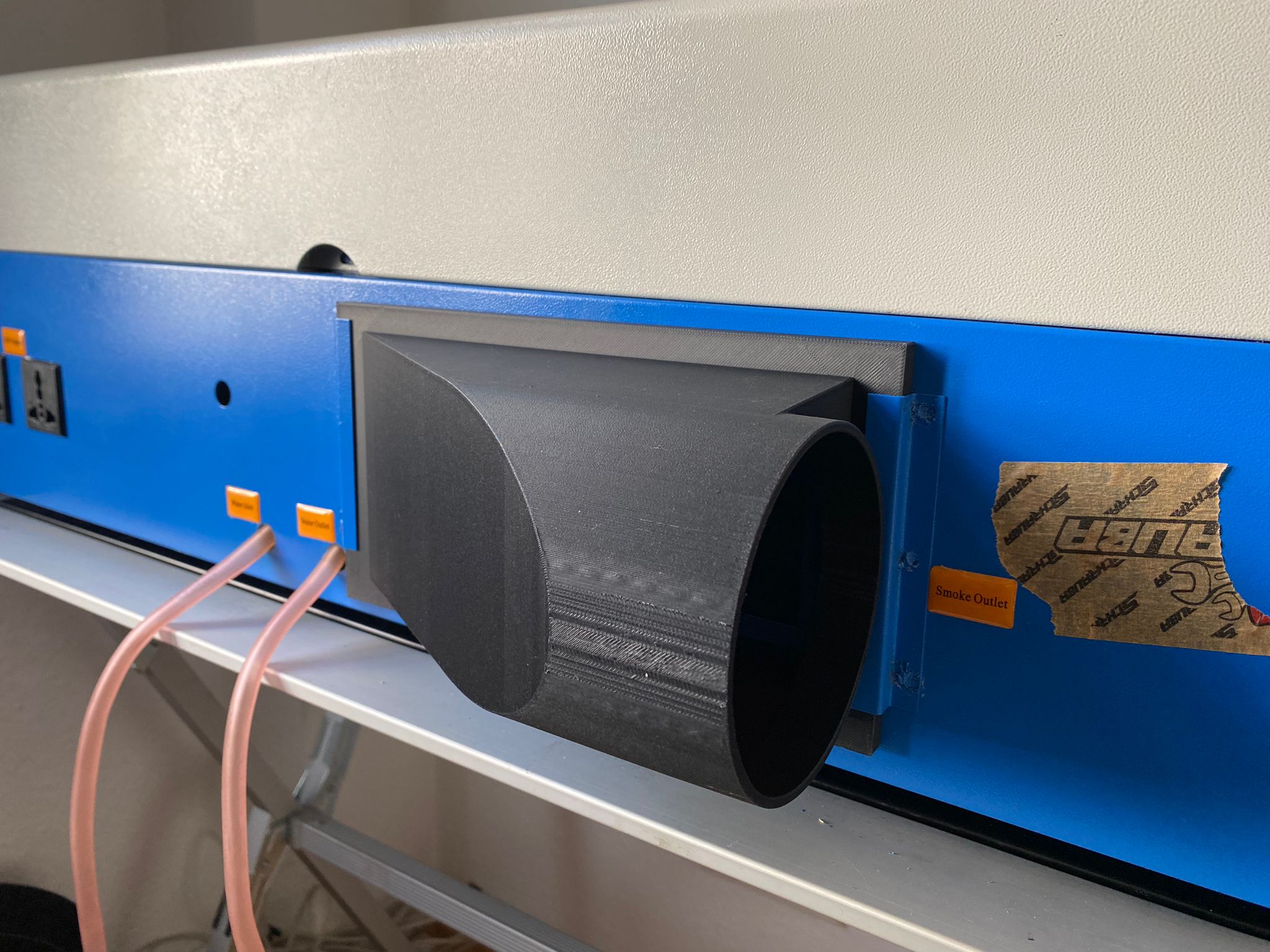 K40 Laser Exhaust by Haix3D | Download free STL model | Printables.com