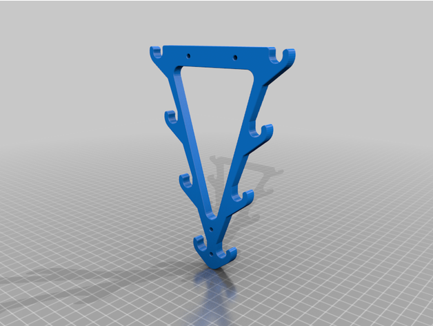 Compact Belt Rack / Hanger by DG | Download free STL model | Printables.com