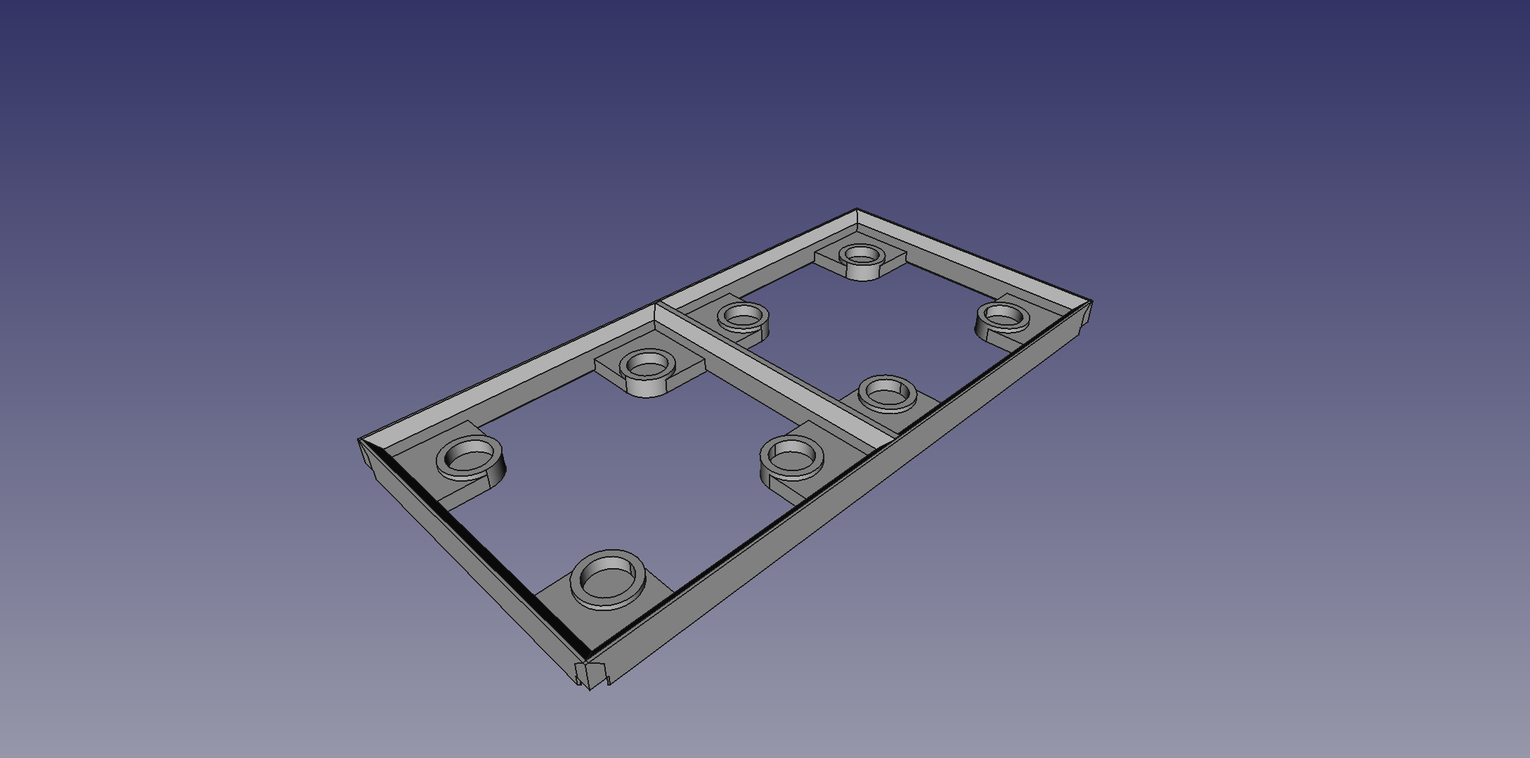 In3D FreeGrid 1x2 Grid by In3Dca | Download free STL model | Printables.com