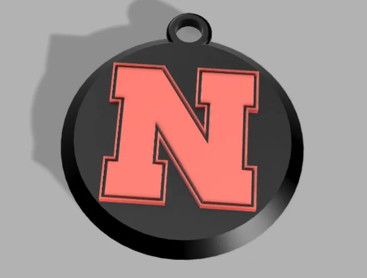 Nebraska Keychain by Epic3d | Download free STL model | Printables.com