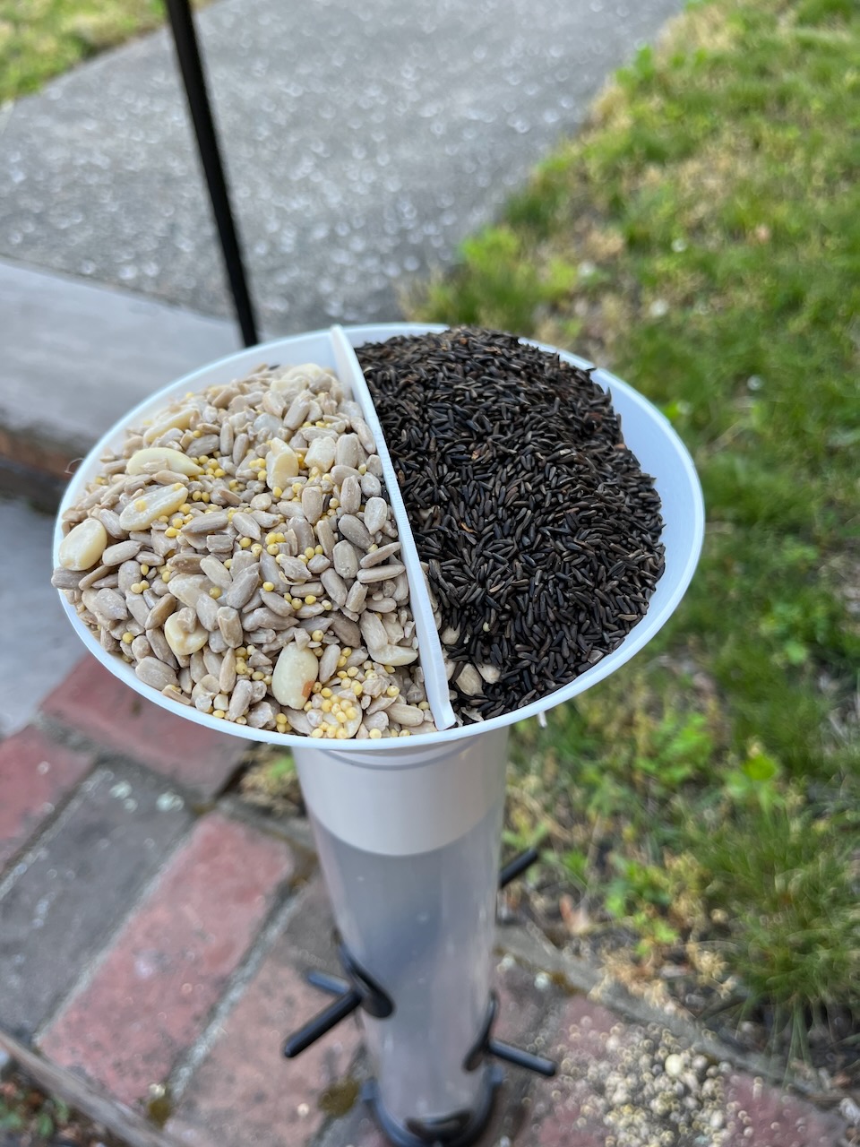 Funnel / mixing hopper for filling 2.75" bird feeder by Parsingphase ...