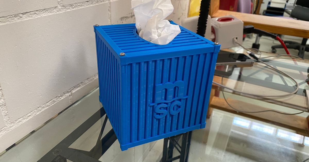 Tissue Container by Sven Jan Hiltbrand | Download free STL model ...