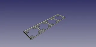 In3D FreeGrid 1x6 Grid by In3Dca | Download free STL model | Printables.com