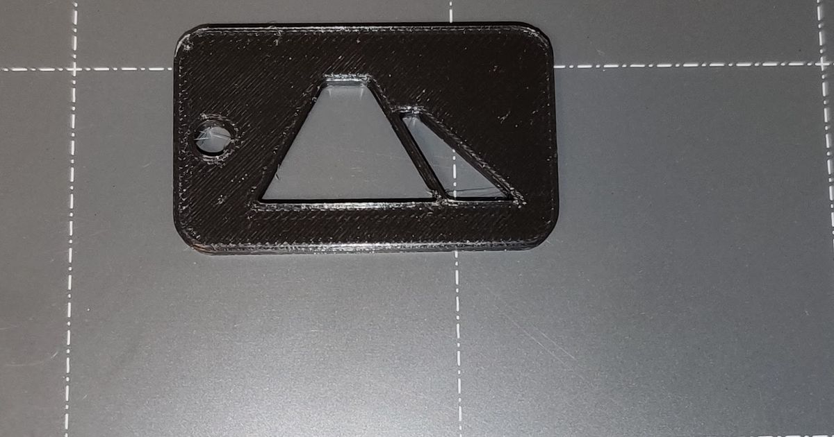 Canyon keychain by Michal Bastl | Download free STL model | Printables.com