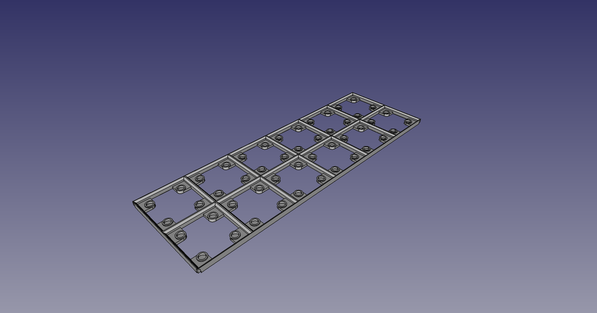 In3D FreeGrid 2x1, 2x2, 2x3, 2x4, 2x5, 2x6 Base Grids by In3Dca ...