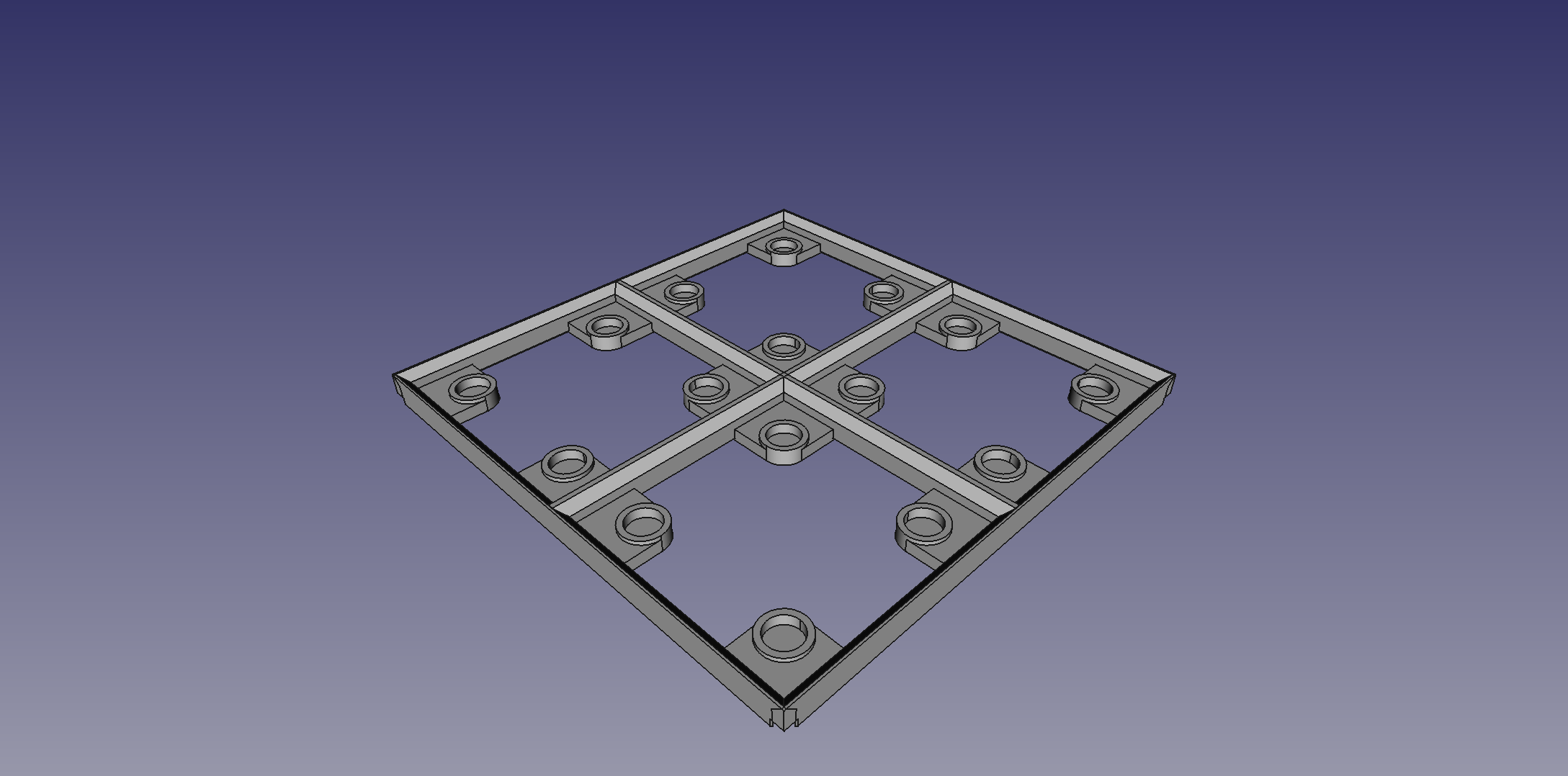 In3D FreeGrid 2x1, 2x2, 2x3, 2x4, 2x5, 2x6 Base Grids by In3Dca ...