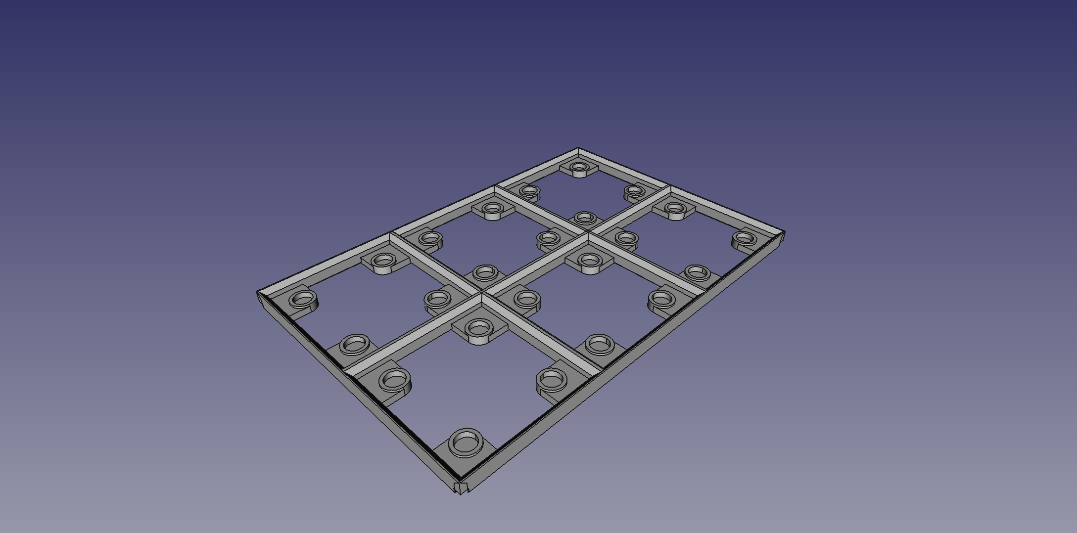 In3D FreeGrid 2x1, 2x2, 2x3, 2x4, 2x5, 2x6 Base Grids by In3Dca ...