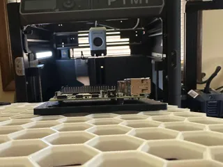 Raspberry Pi 4 Honeycomb Storage Wall Mount by print_proven | Download ...