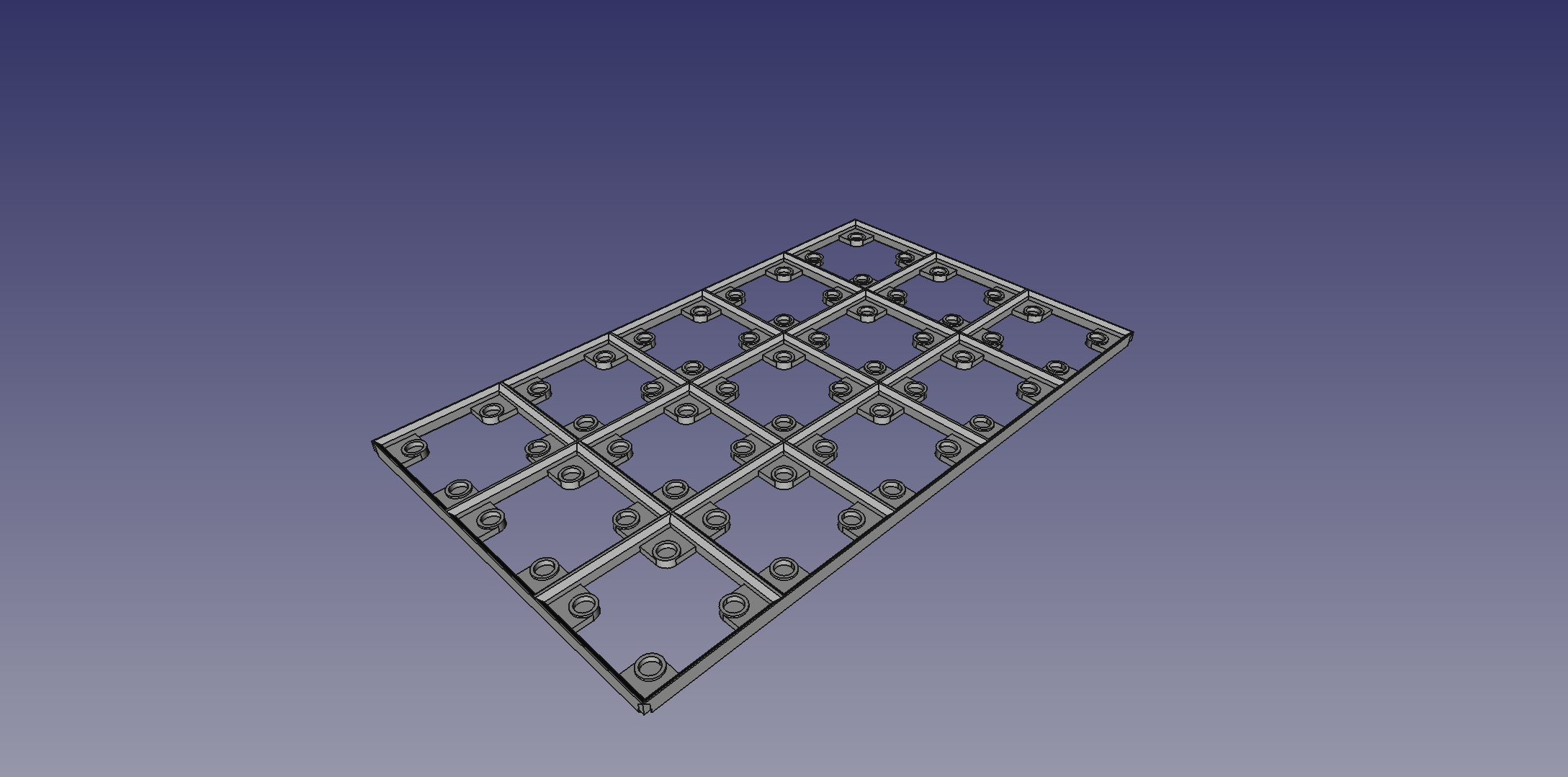In3d Freegrid 5x1 5x2 5x3 5x4 5x5 5x6 Base Grids By In3dca Download Free Stl Model