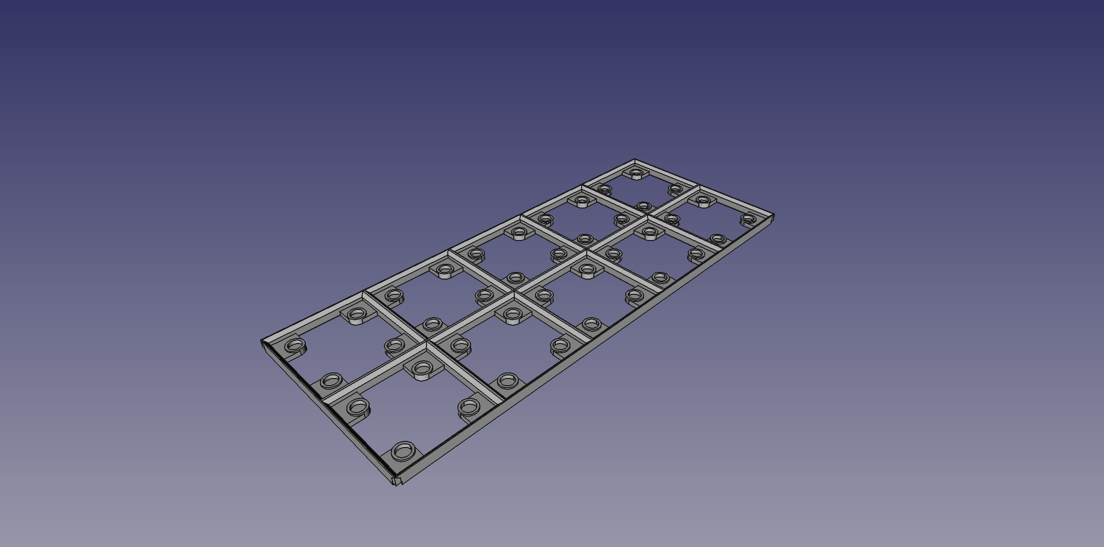In3d Freegrid 5x1 5x2 5x3 5x4 5x5 5x6 Base Grids By In3dca Download Free Stl Model
