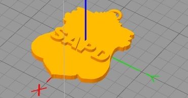 SAPD BADGE by Keith Whitehead | Download free STL model | Printables.com