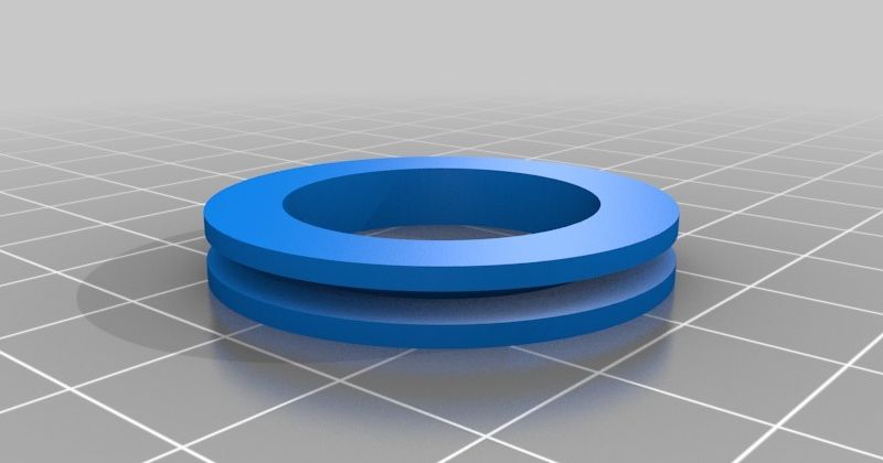Flat Grommet by Keith Whitehead | Download free STL model | Printables.com