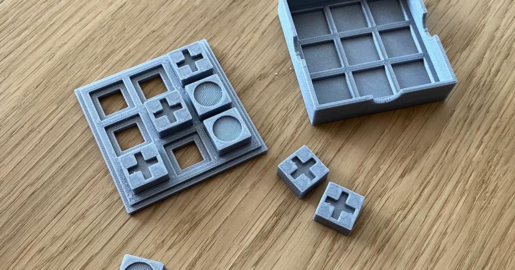 Tactile tic tac toe by Prowadnica Foundation | Download free STL model ...