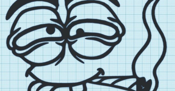 SMOKE WEED FACE - WALL ART by Ogama Industries | Download free STL ...