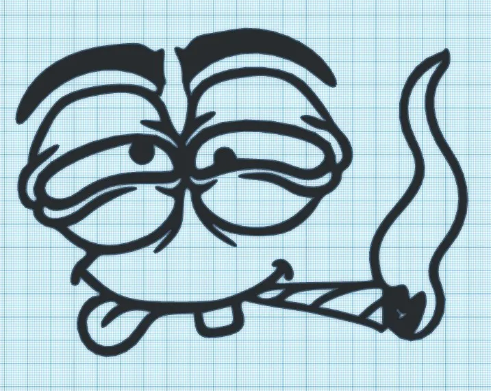 SMOKE WEED FACE - WALL ART by Ogama Industries | Download free STL ...
