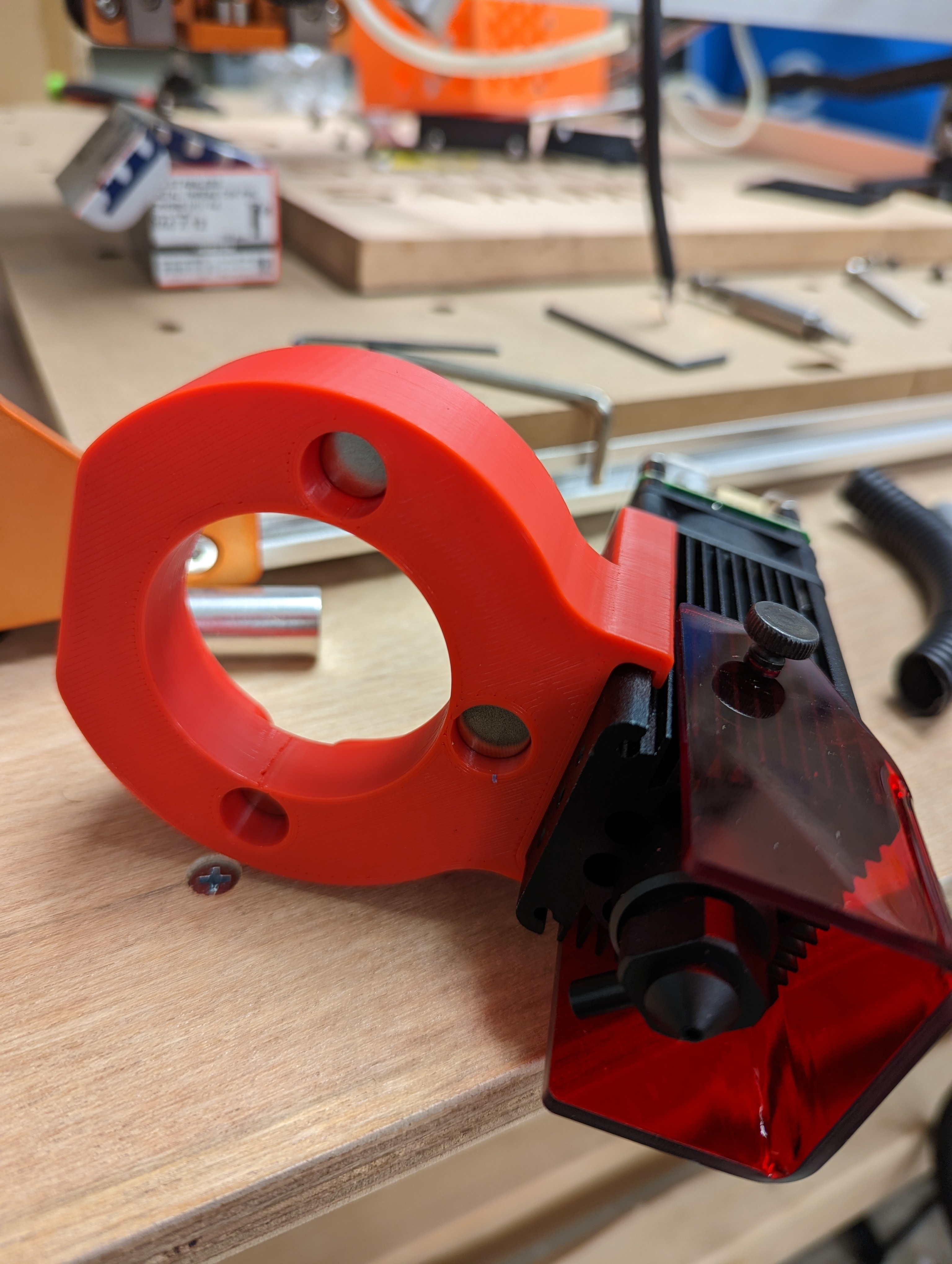 Foxalien - Masuter Pro - 20w (5w) Quick fit / remove Laser mount ...