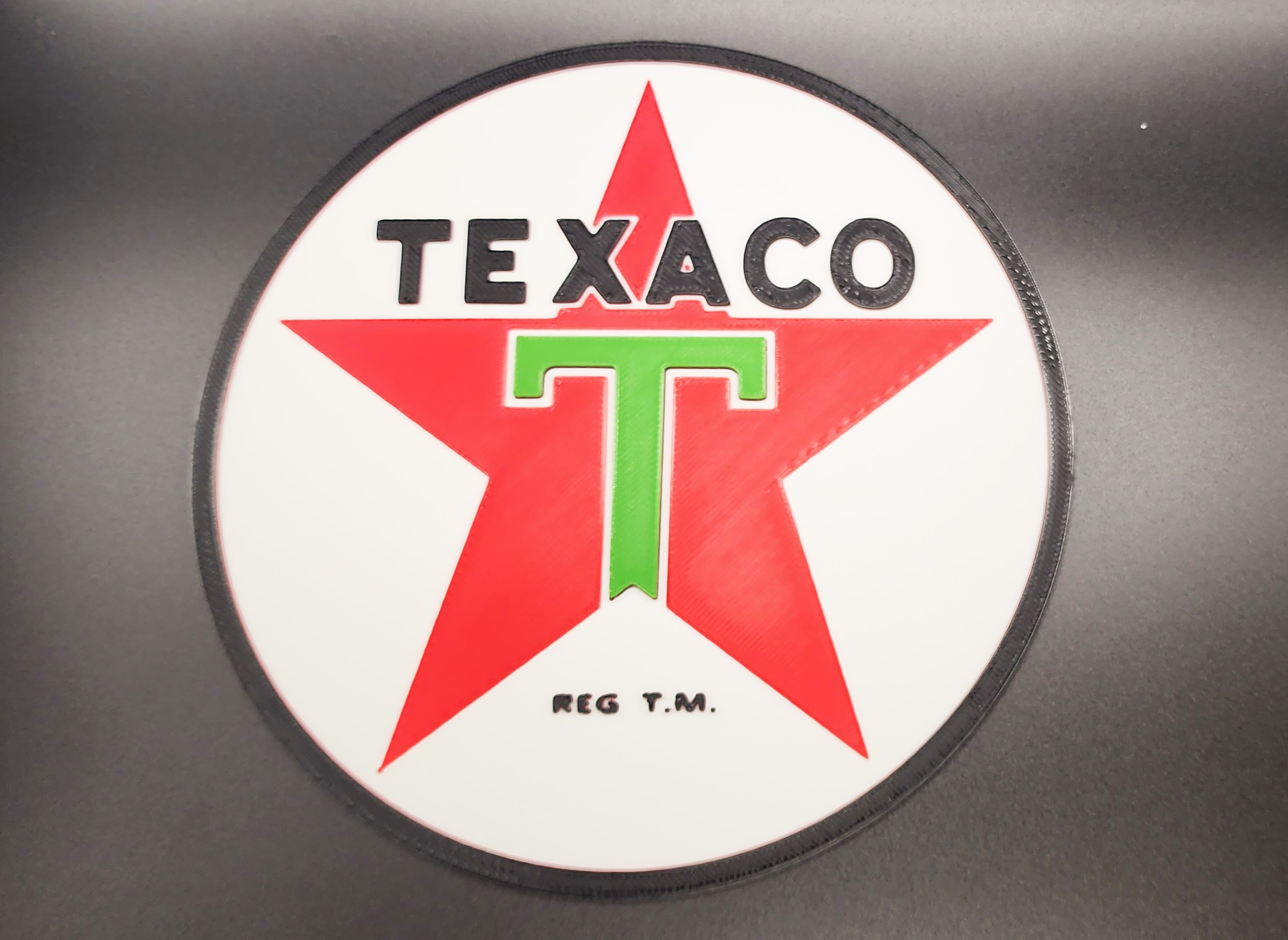 Vintage Texaco Sign - 4 Colors by Triple G Workshop | Download free STL ...