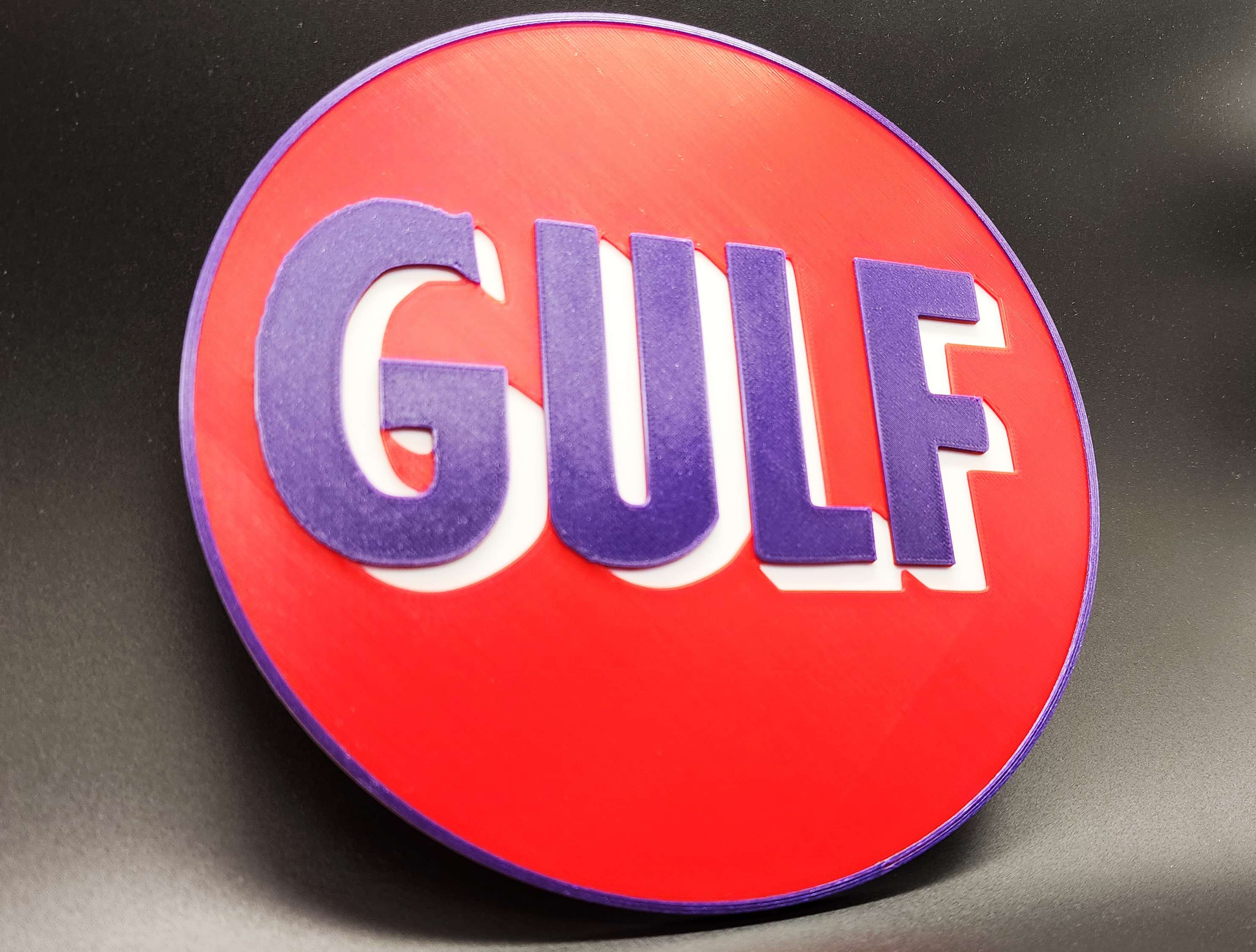 Vintage Gulf Sign - 3 Colors von Triple G Workshop | Kostenloses STL ...