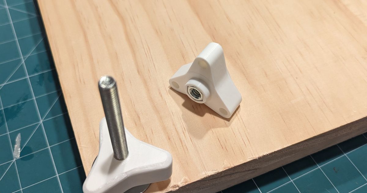 Larger Wing nut M8 by SC | Download free STL model | Printables.com