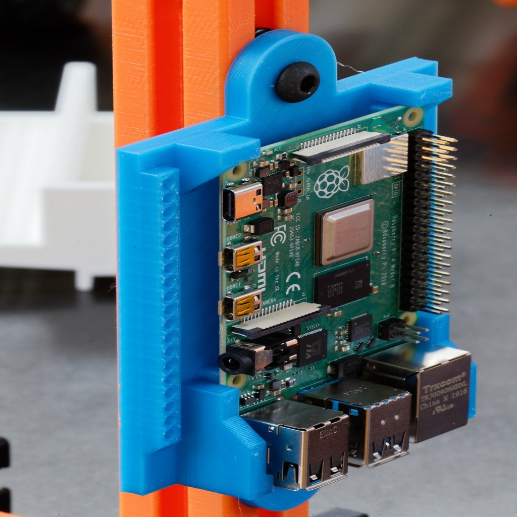 A simple 8020 Series 10 mount for a Raspberry pi 4 by ...