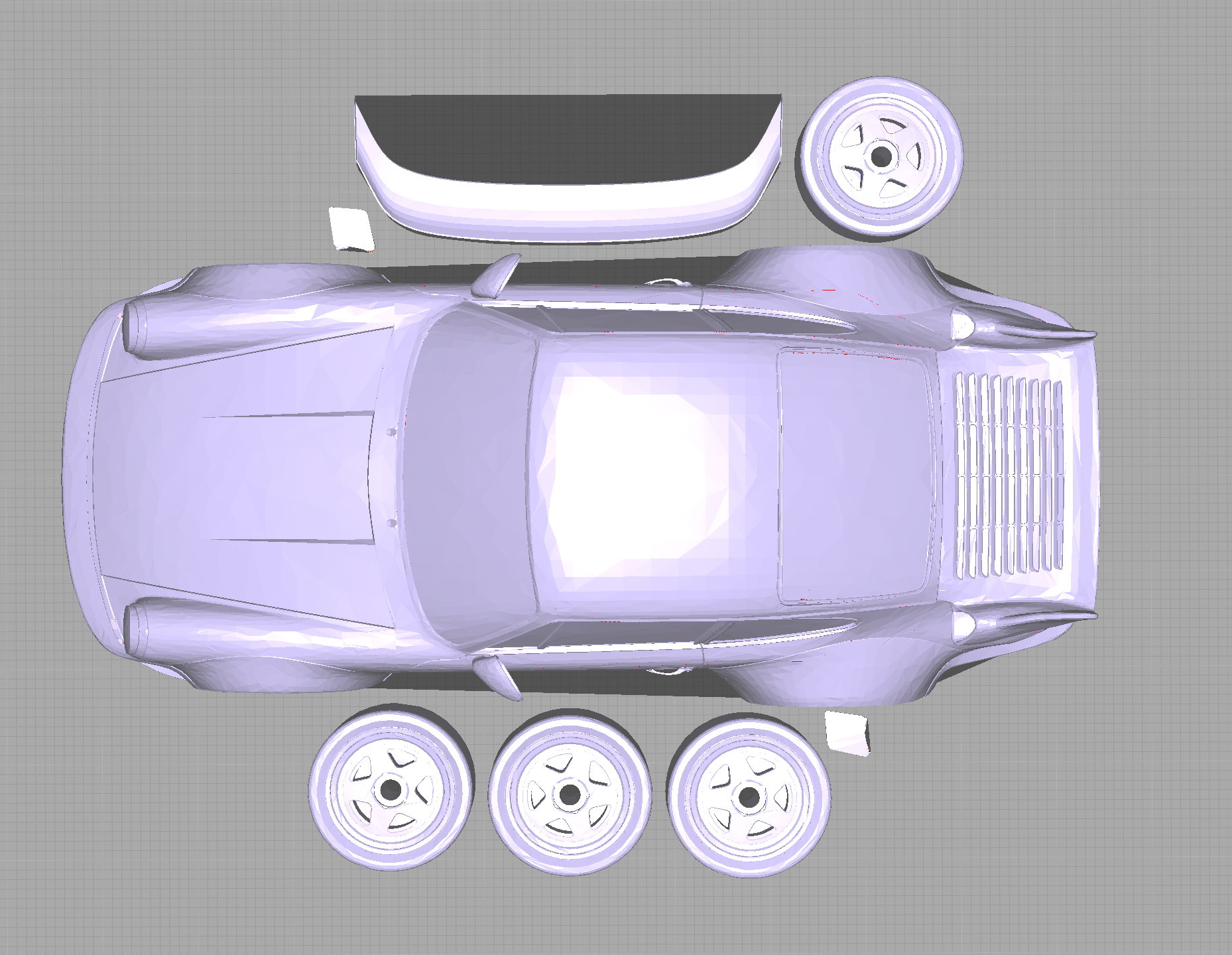 RWB Porsche 911 (964) Turbo - Printable with rolling wheels by Ophir ...