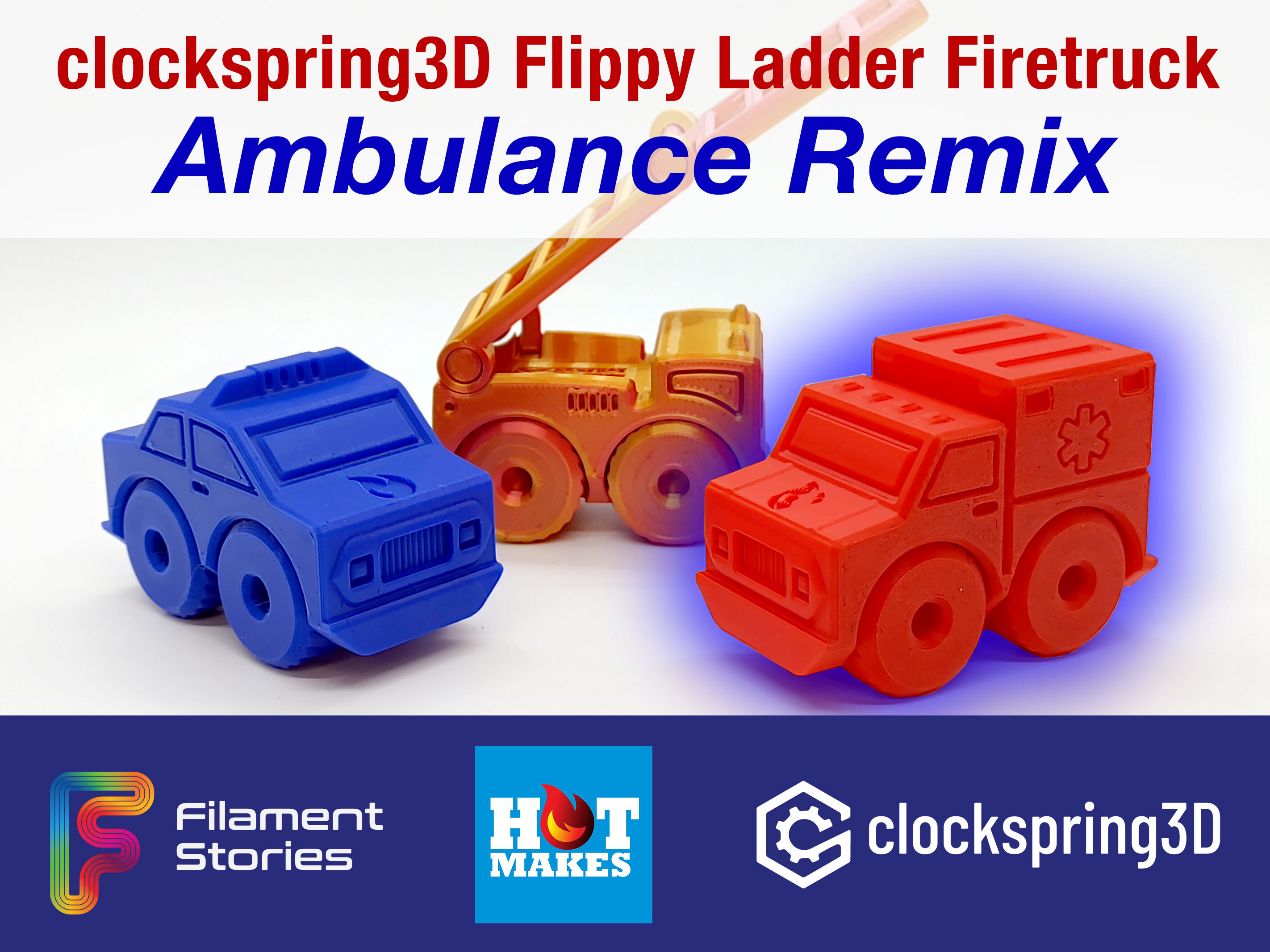 Ambulance Remix of Clockspring3D Flippy Ladder Firetruck by fixumdude ...