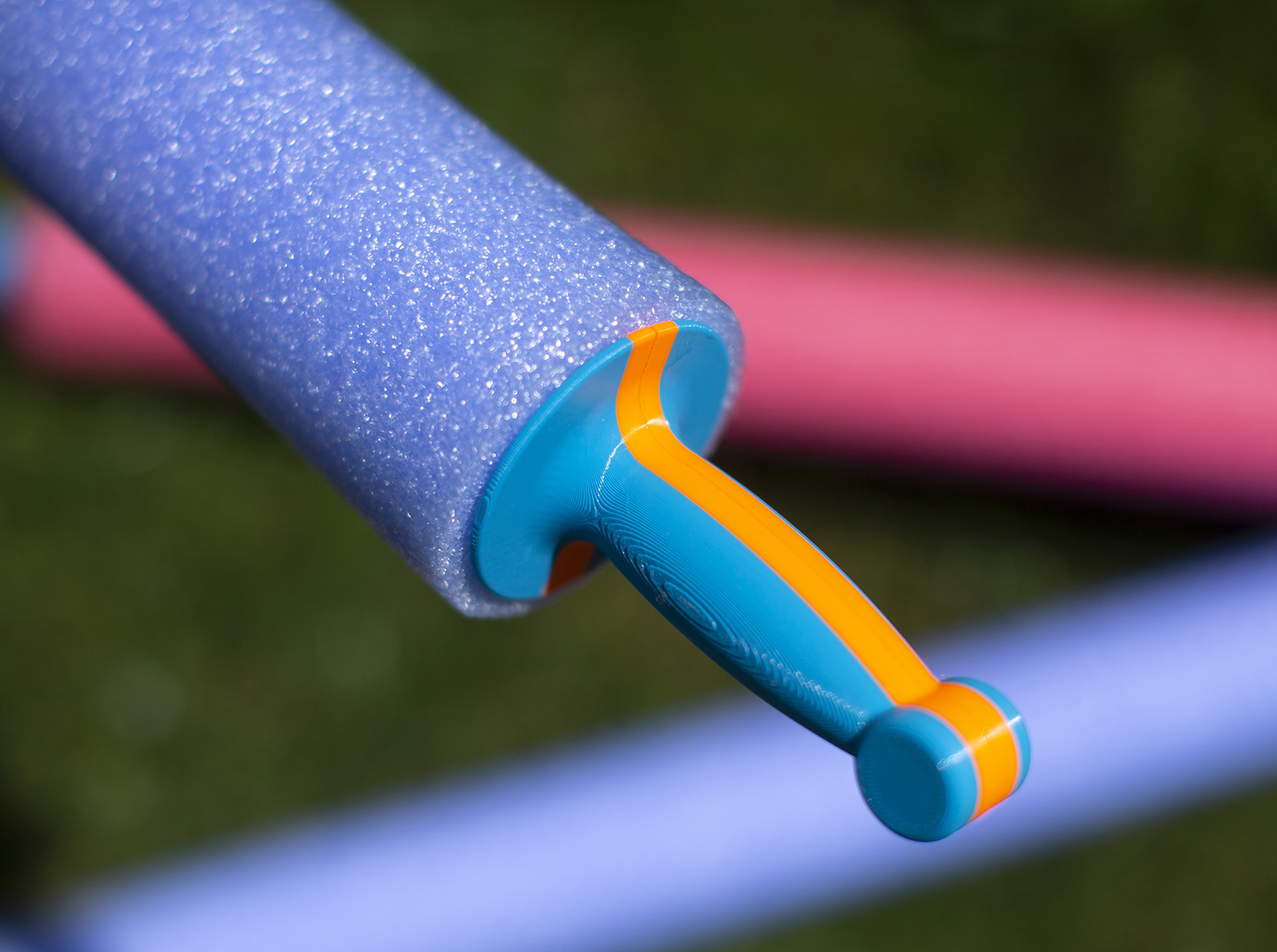 Sword handle for pool noodles by Martin | Download free STL model ...
