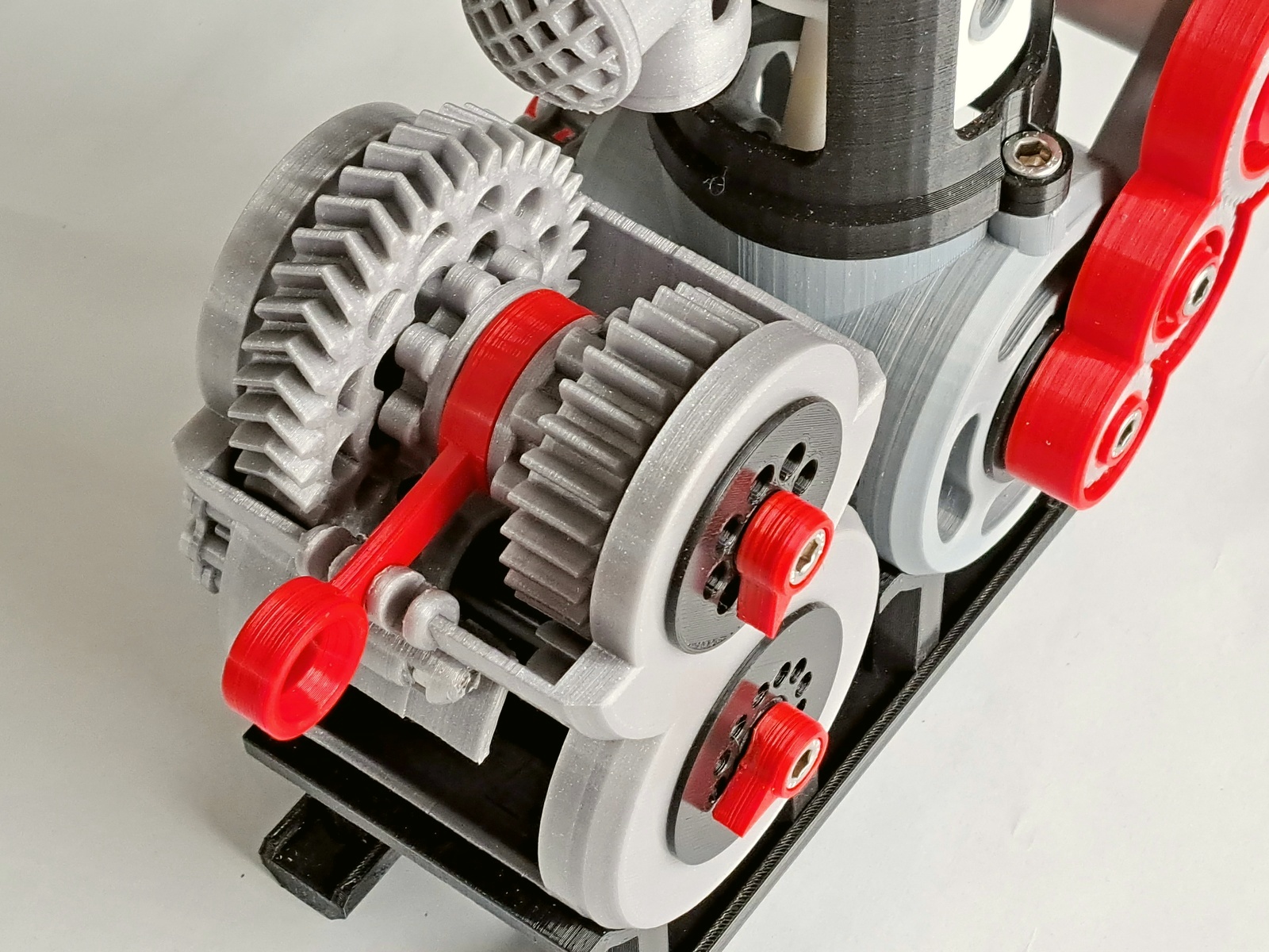 PushRod Engine with Gearbox by Bootjevaarder | Download free STL model ...