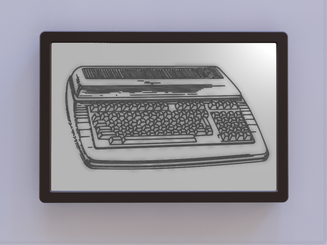 Commodore CBM-II Patent Art - ISO by Ken Mills | Download free STL ...
