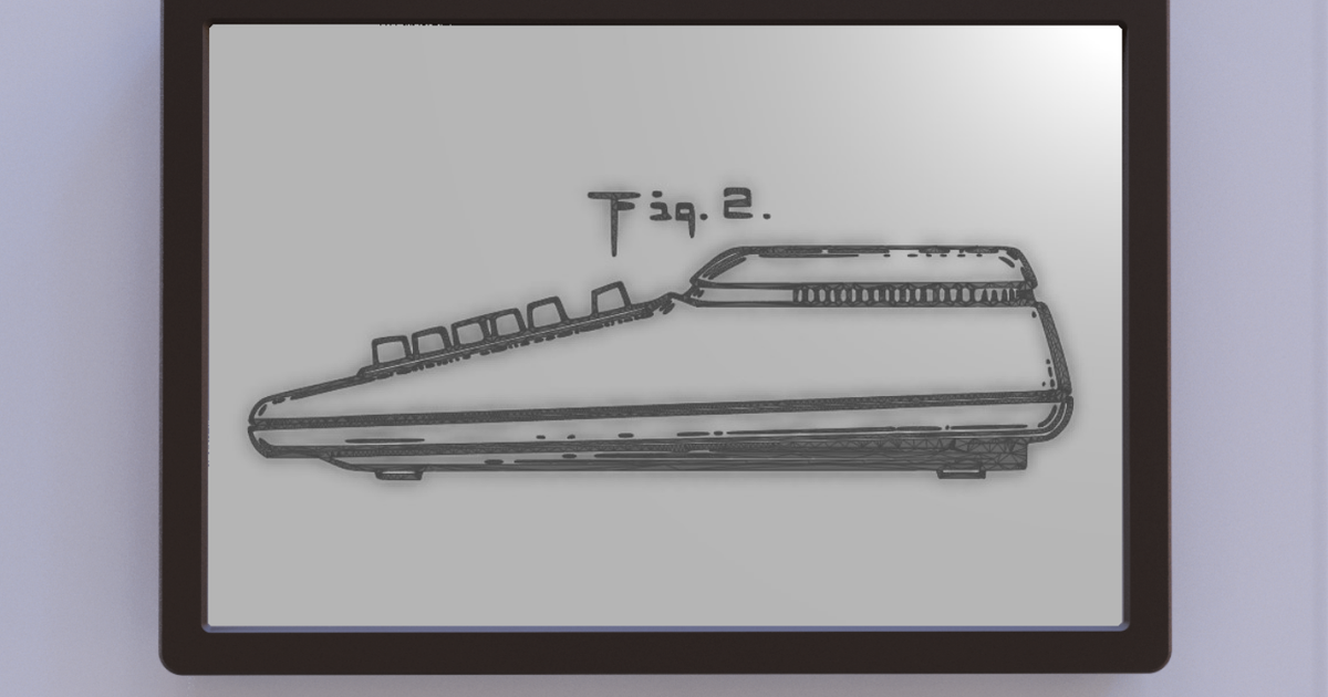 Commodore CBM-II Patent Art - Side by Ken Mills | Download free STL ...