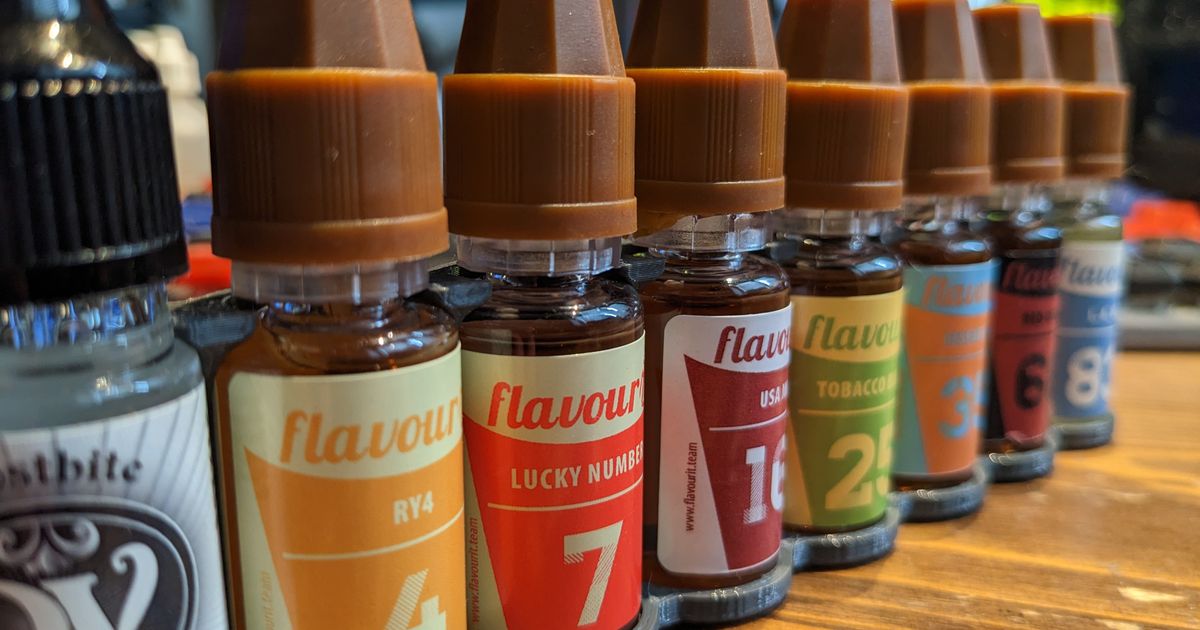 e-liquid storage clip by dworki | Download free STL model | Printables.com