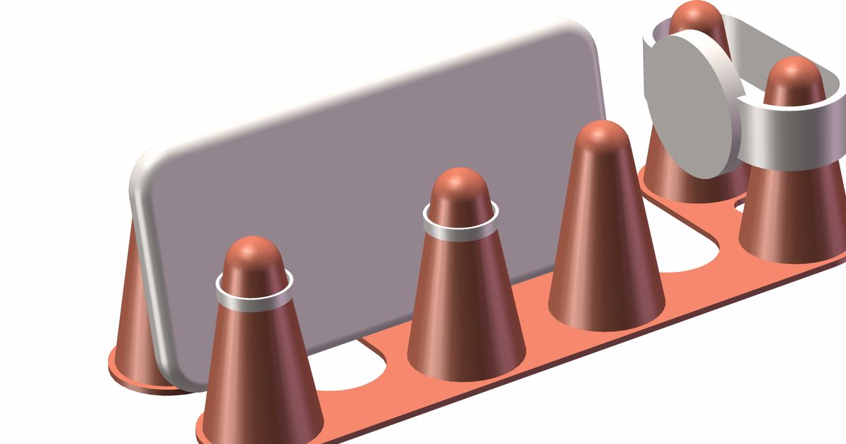 Cone ring stand EDC tray by Potato King | Download free STL model ...