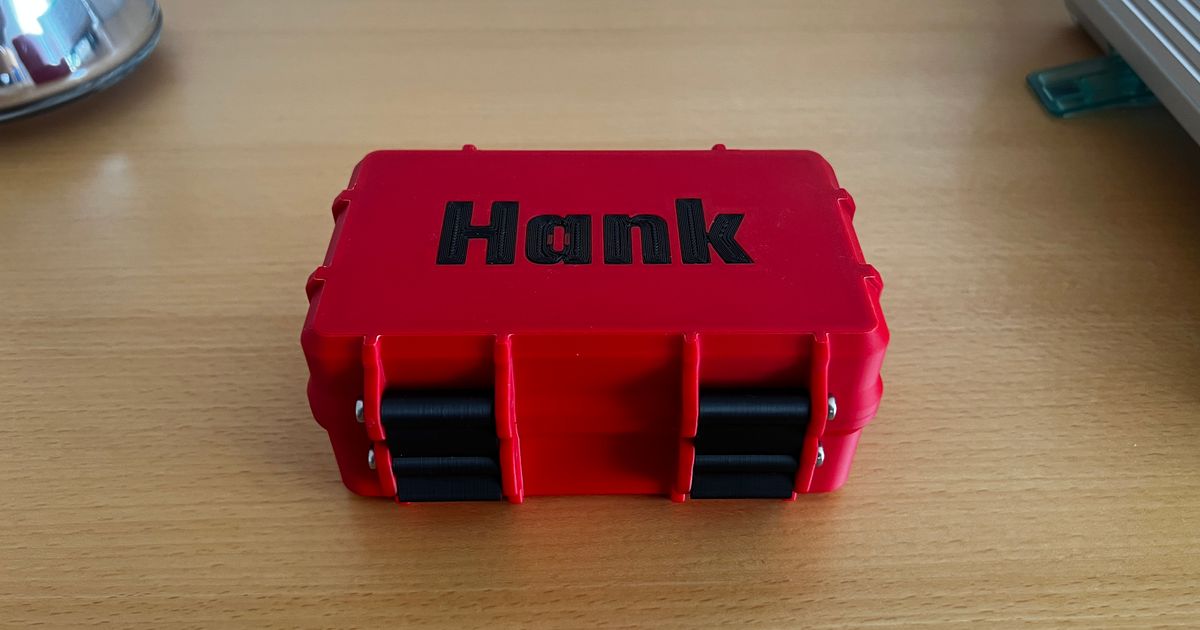 Rugged Box Parametric V2 Your Name Here BAMBULAB AMS Guide by HankDruck ...