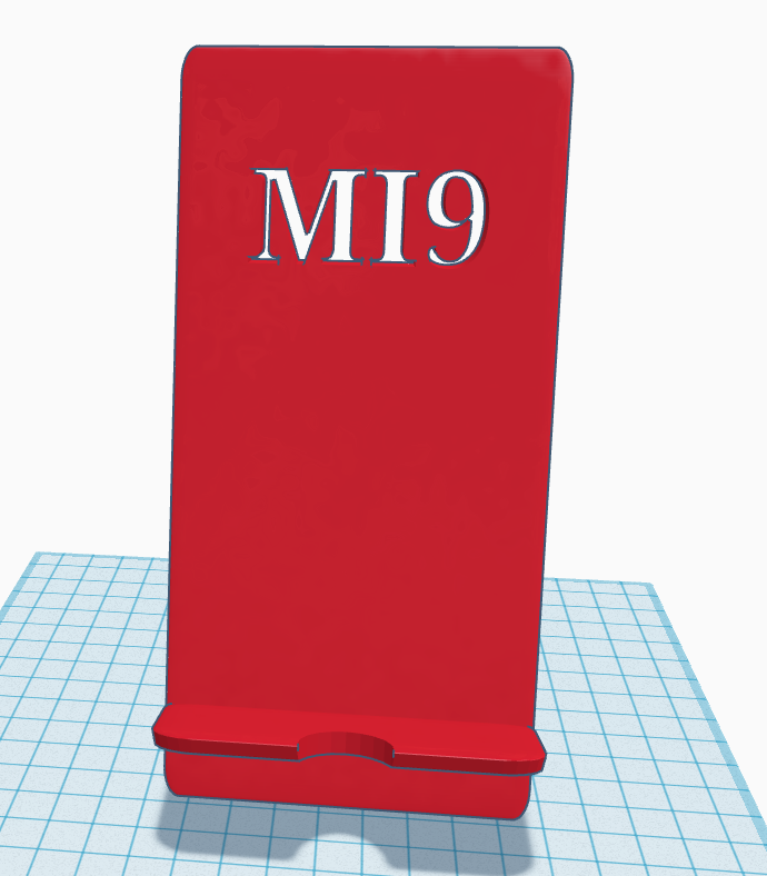 Phone holder mi9 by Stanislav Stano | Download free STL model ...