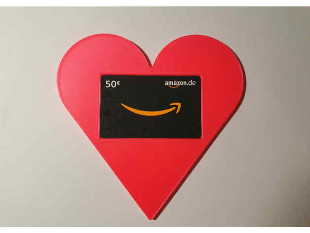 Gift cards heart by HankDruck | Download free STL model | Printables.com