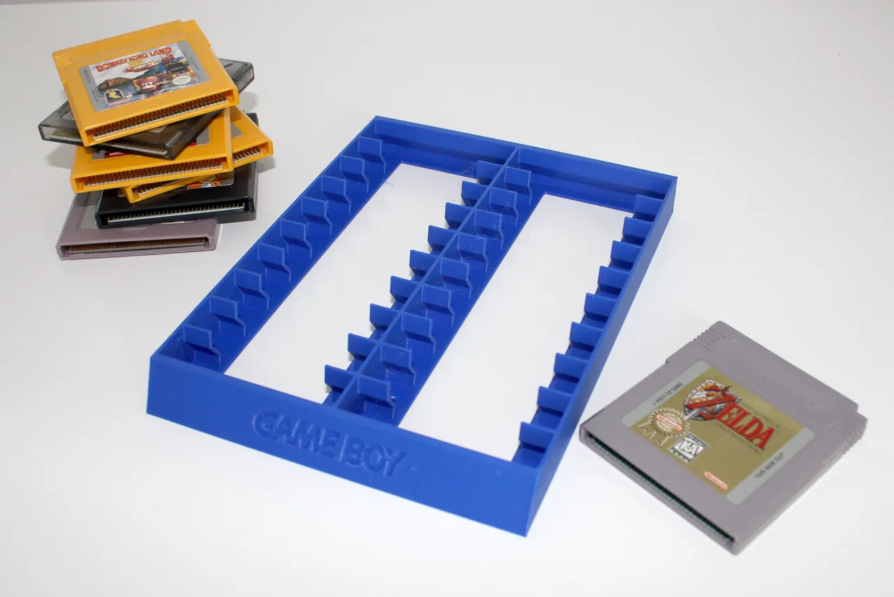Gameboy cartridge holder with flip option by PawelN | Download free STL ...